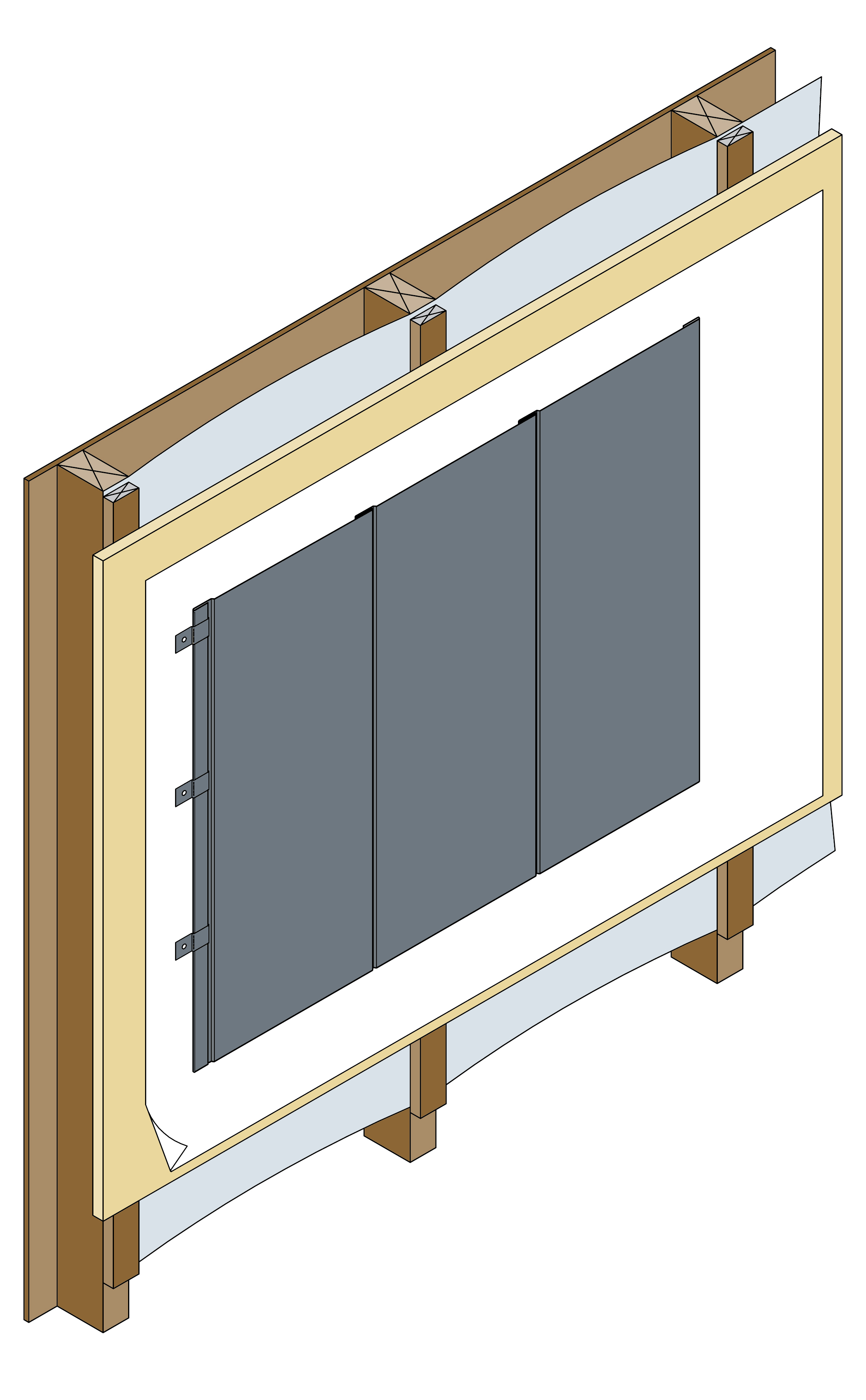 Details Flush seam wall cladding (1) - Metalbenz Fabrication